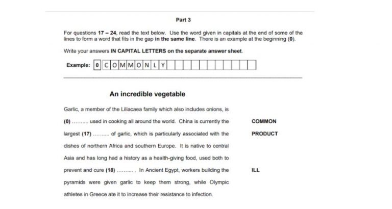 Passing B2 First Part 3: Reading and Use of English | Oxford House ...