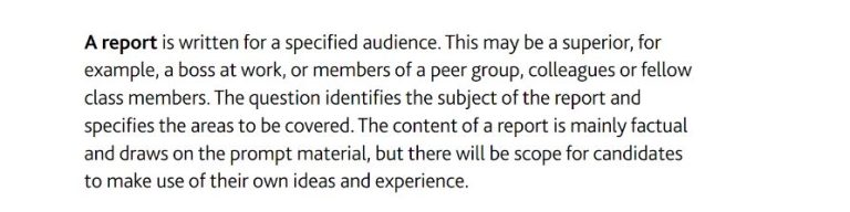 Guide to the Cambridge C2 Proficiency Writing Exam – Part 2: Report ...